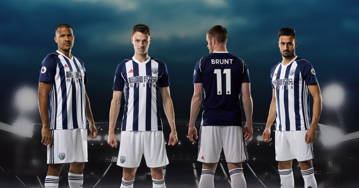 West Bromwich Albion 17-18 Home Kit Released - Footy Headlines