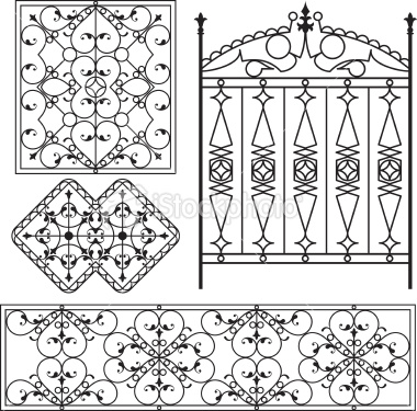 Styling Home: Wrought Iron Grills and Grill Designs