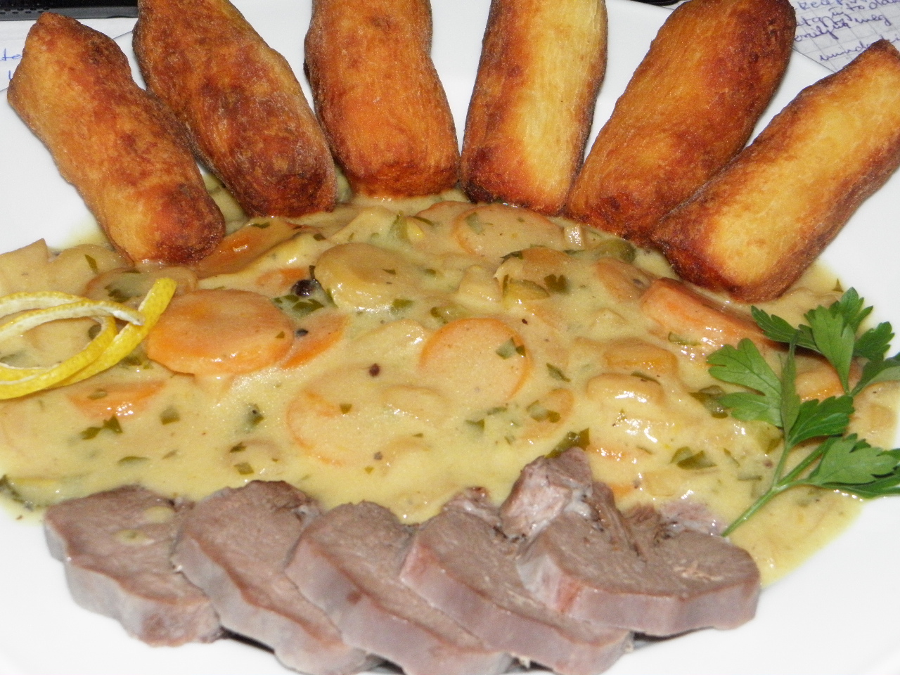 Karcsi főzdéje: Sertésnyelv vadasan