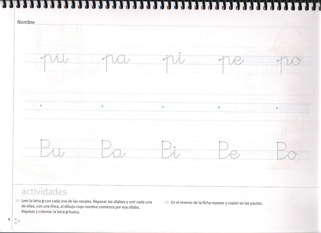 EDUTENIMIENTO : Trabajamos con la letra "p"