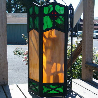 WillowWalker Designs: Stained Glass Lamp Panels