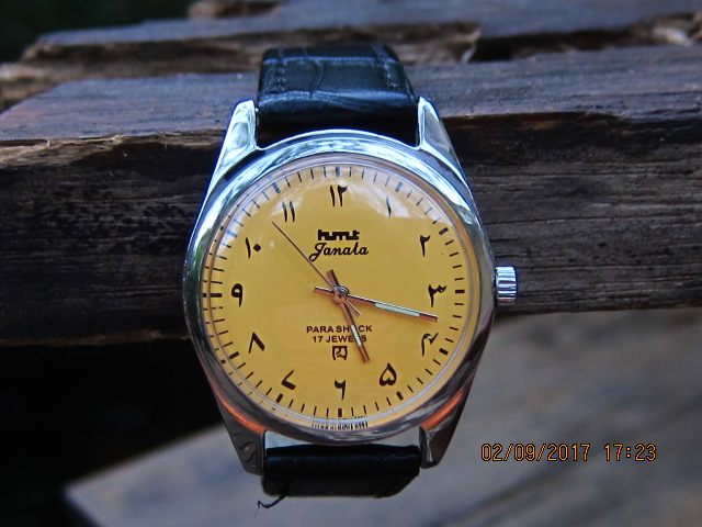 jam & watch: HMT Janata - Arabic Index Marker - Yellow Dial (Sold)
