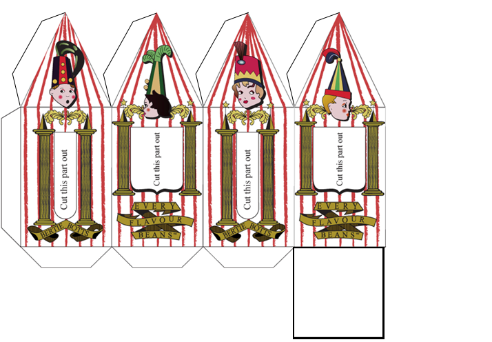 Harry Potter Paraphernalia Bertie Bott s Every Flavour Beans Box Template
