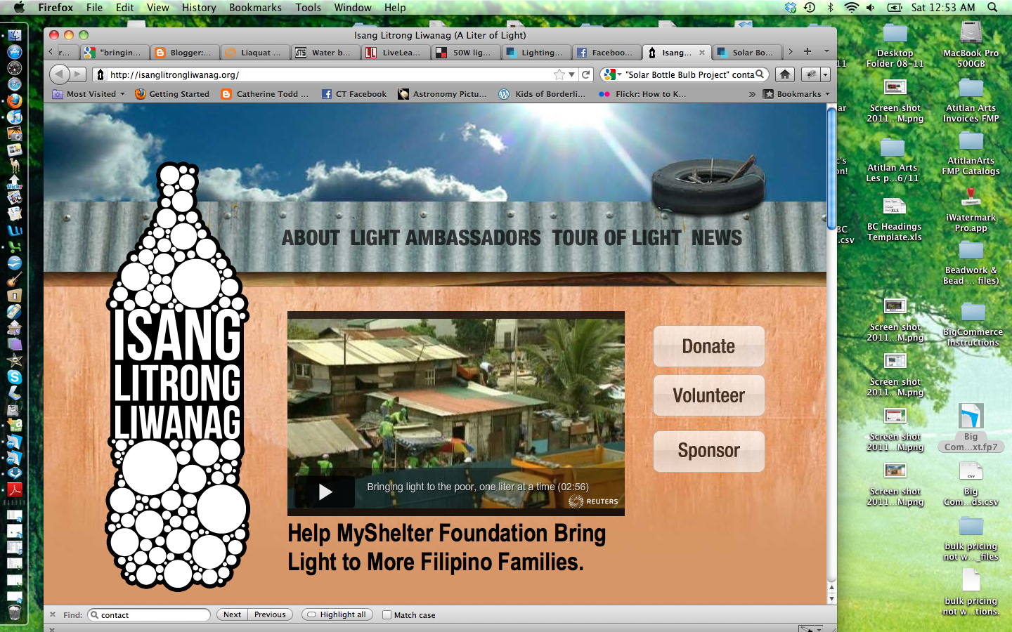 Eco~Architecture & Eco~Living: A Liter of Light: Solar Bottle Bulbs ...