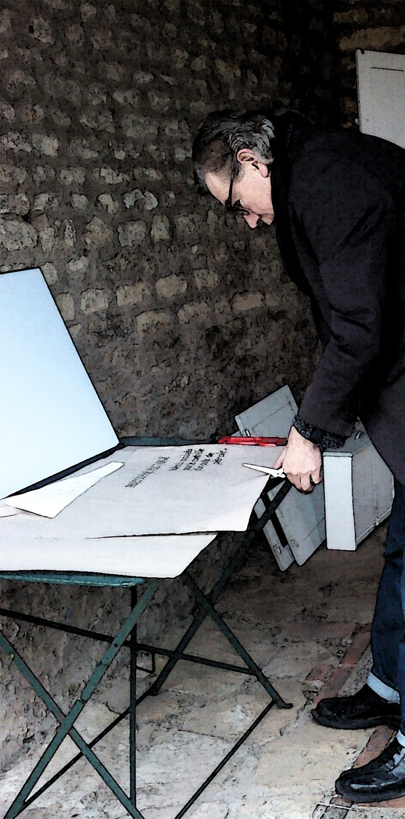 Espace du Buffet: Jean-Luc ANDRE aka AGENCE ANDRE au travail