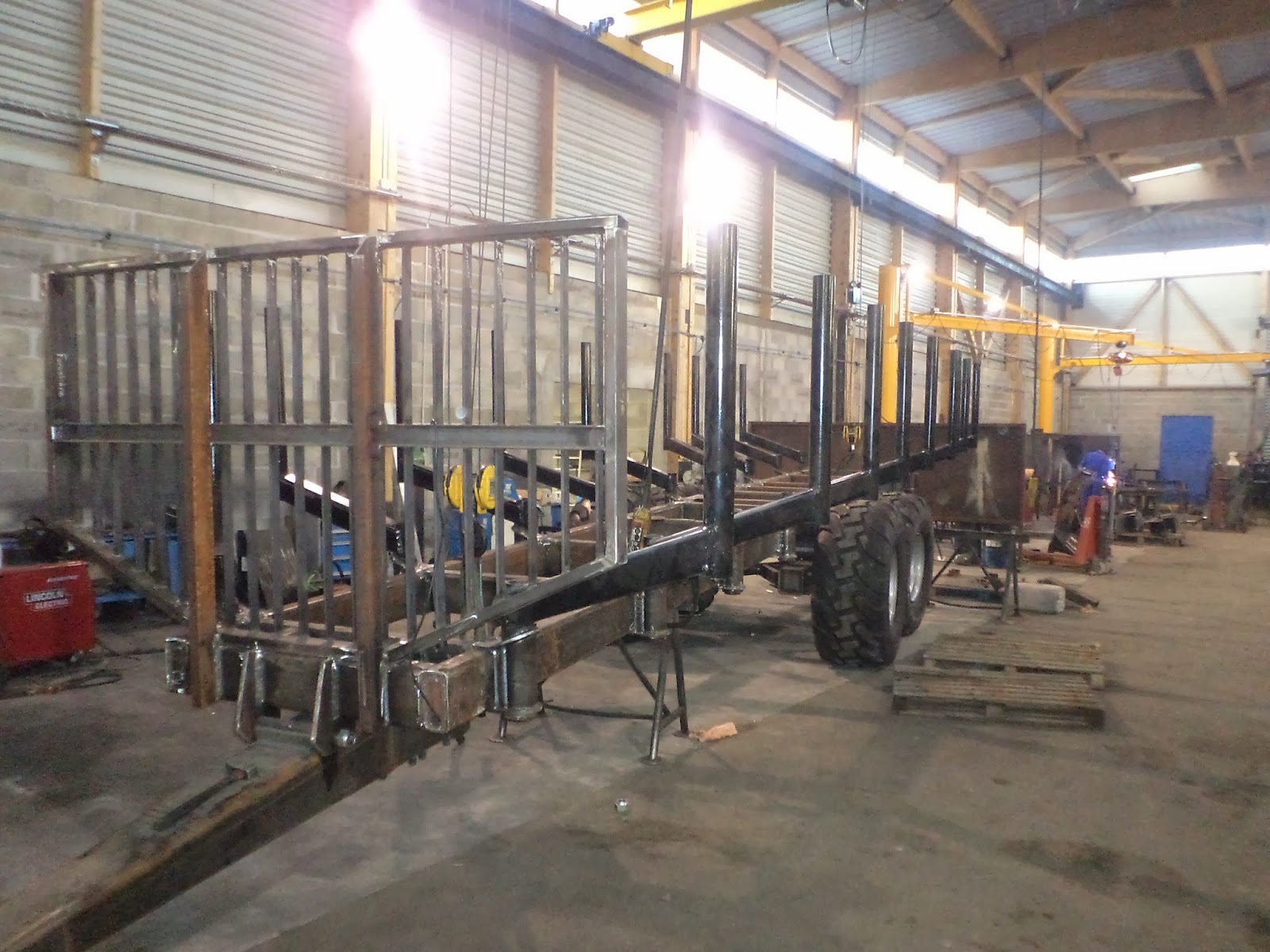 Mécanisation forestière / forestry mechanization: Remorque forestière ...