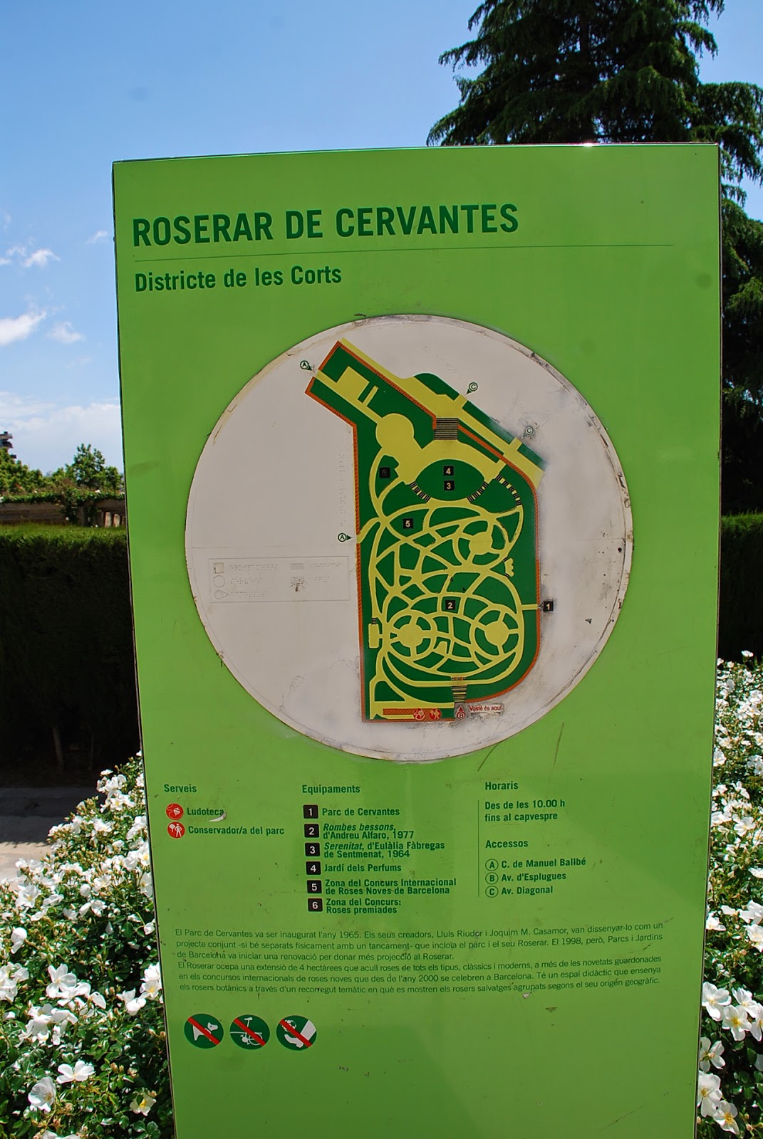 Pequeña montaña (senderismo en familia): Parque Cervantes
