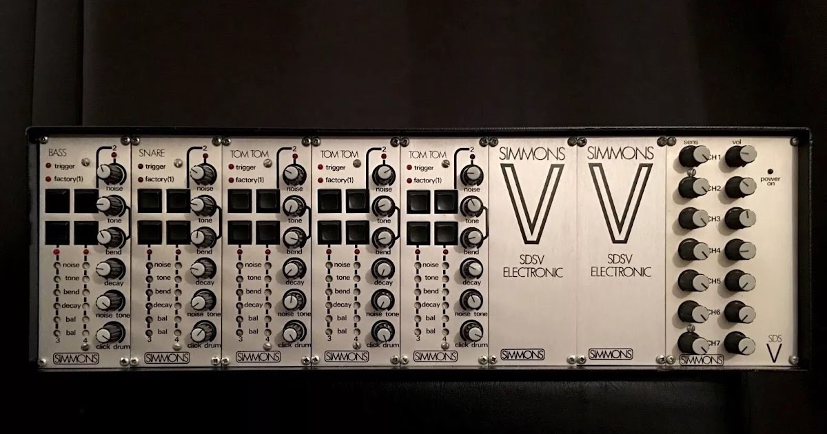 MATRIXSYNTH: Simmons SDSV Electronic Drum Synthesizer