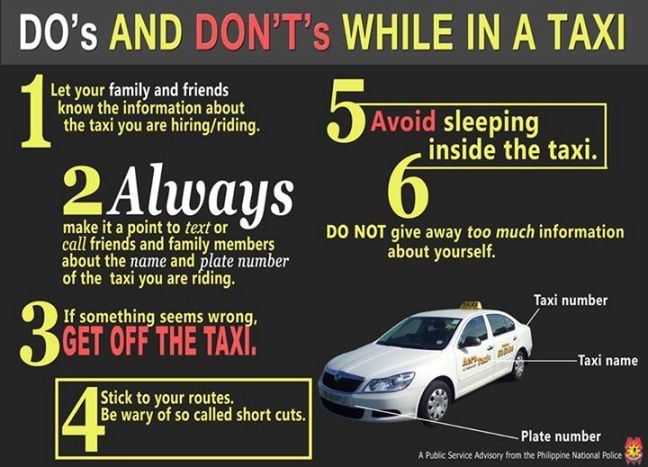 10 Taxi Safety Tips 10 Taxi Safety Tips