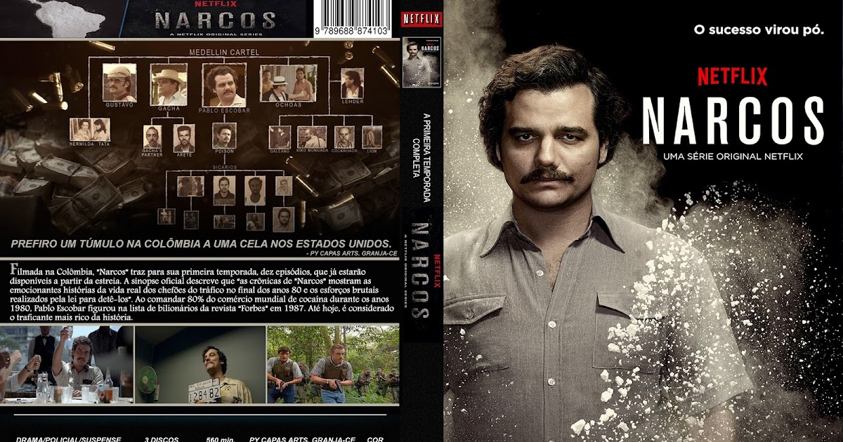 MAXIMUSS CAPAS: Capa do DVD Narcos - 1ª Temporada (Cover DVD Narcos ...
