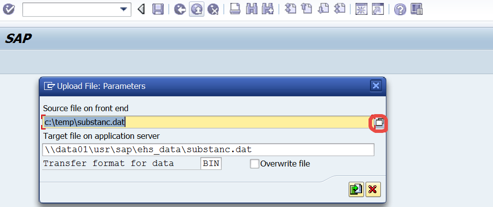 TECHSAP : Uploading File to SAP Appliciation Server Directory