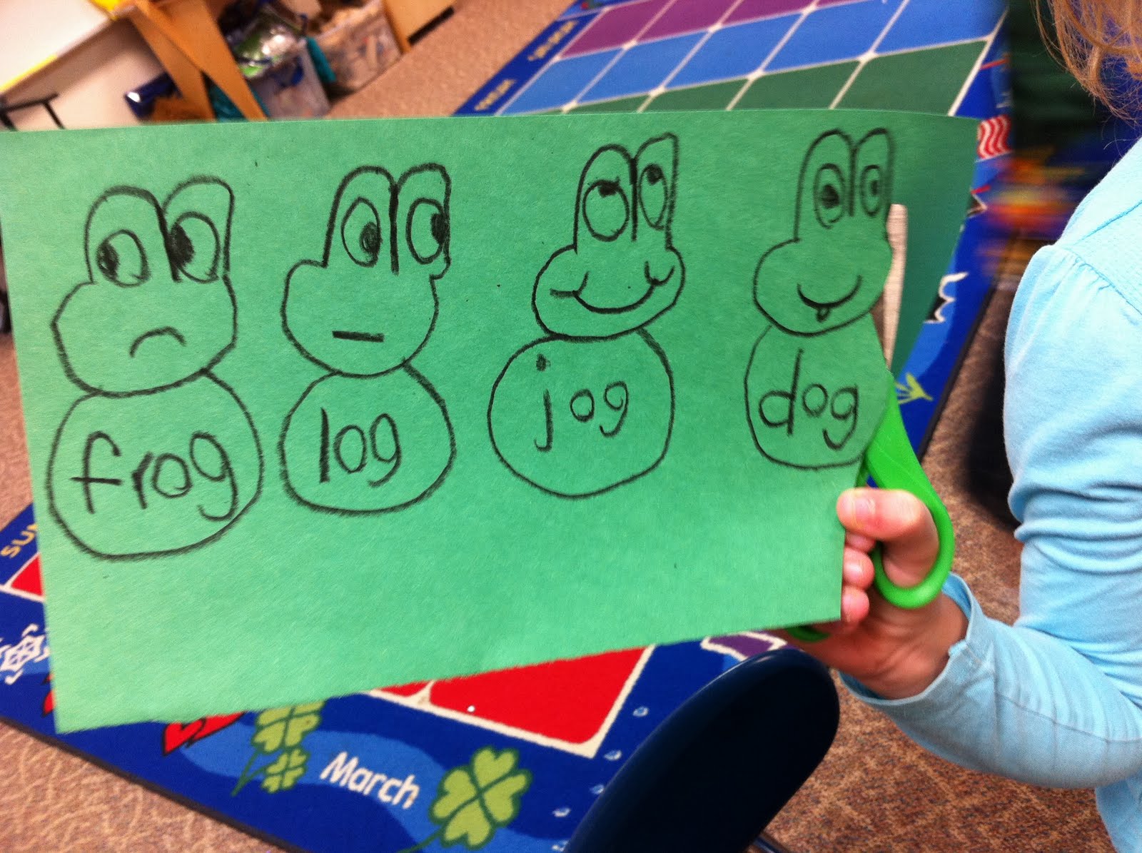 Frogs on a Log - The "og" Word Family - Fairy Dust Teaching