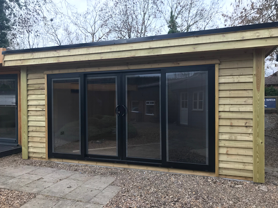 Shedworking: Feather-edge cladding