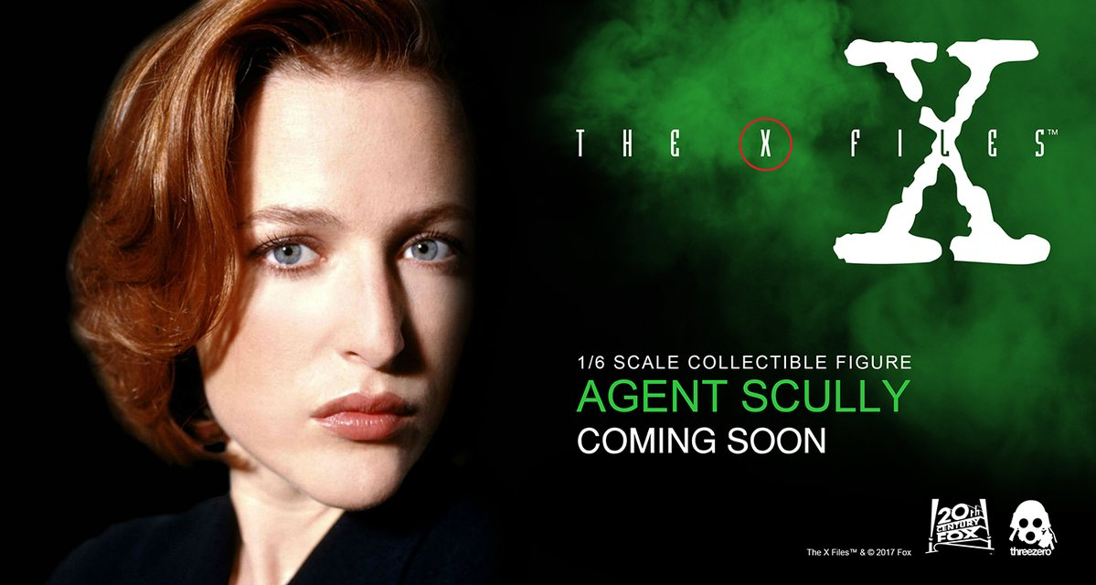 Threezero Does X-FILES: Teases Agent Scully in 1/6 & Agent Mulder ...