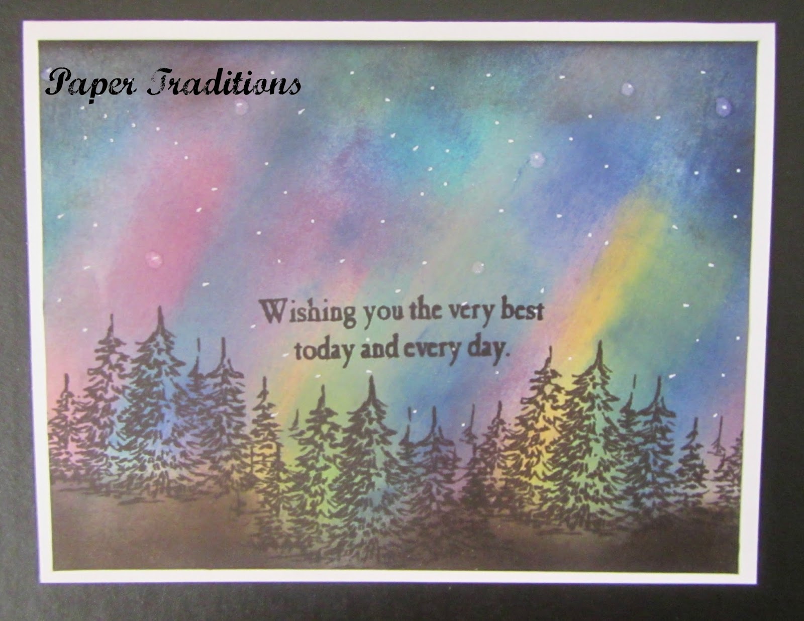 Paper Traditions: Northern Lights Cards