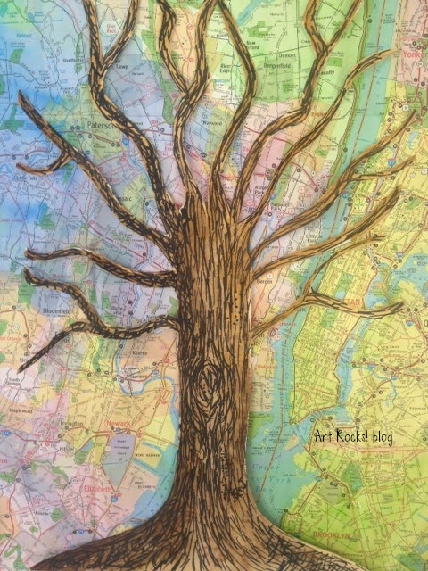 Art Rocks!: Our Art Enrichment Journey Begins with Maps and Trees