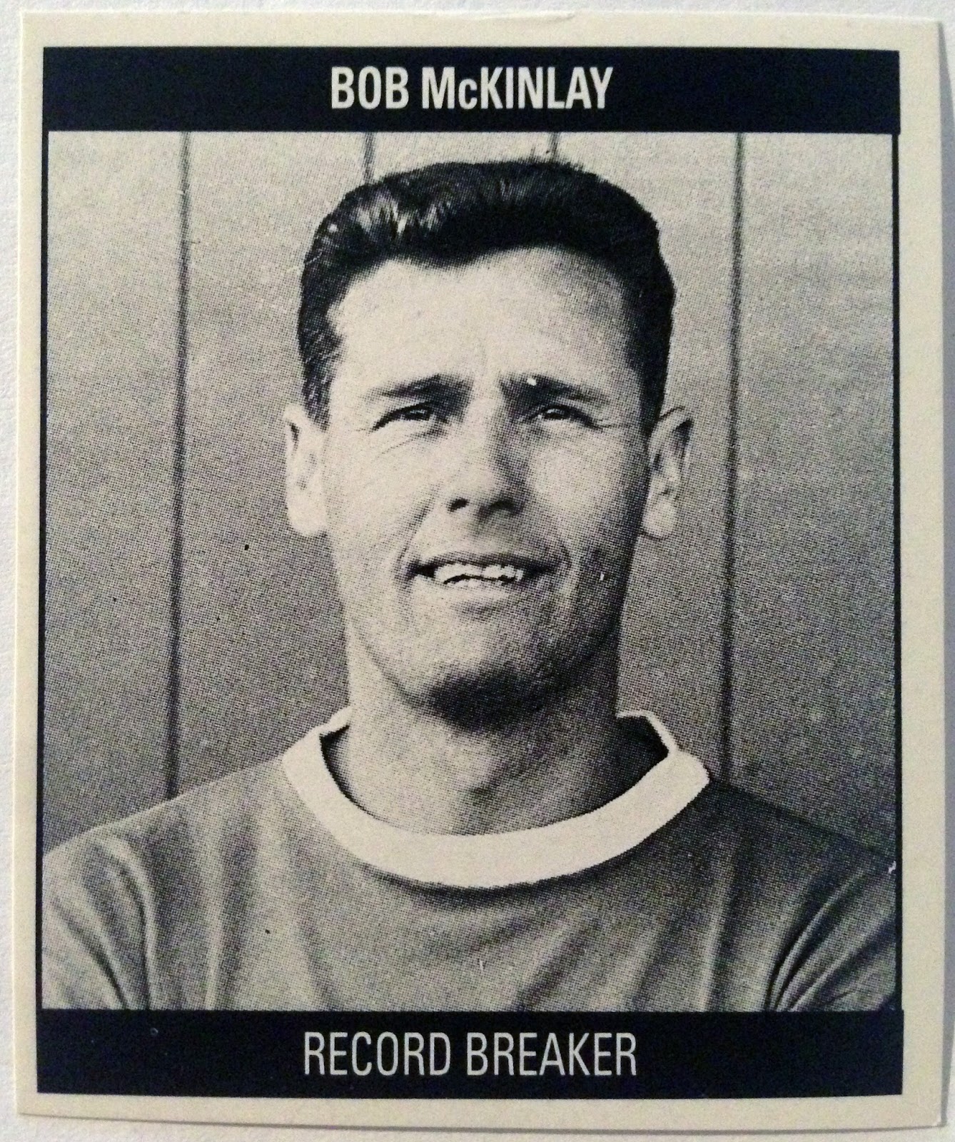 NFFC Cards & Stickers: Orbis Sticker Collection Bob McKinlay