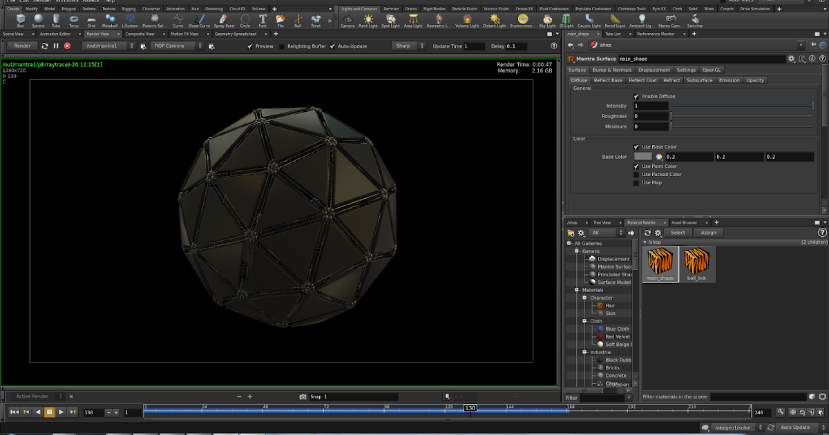 Houdini Pattern Animation