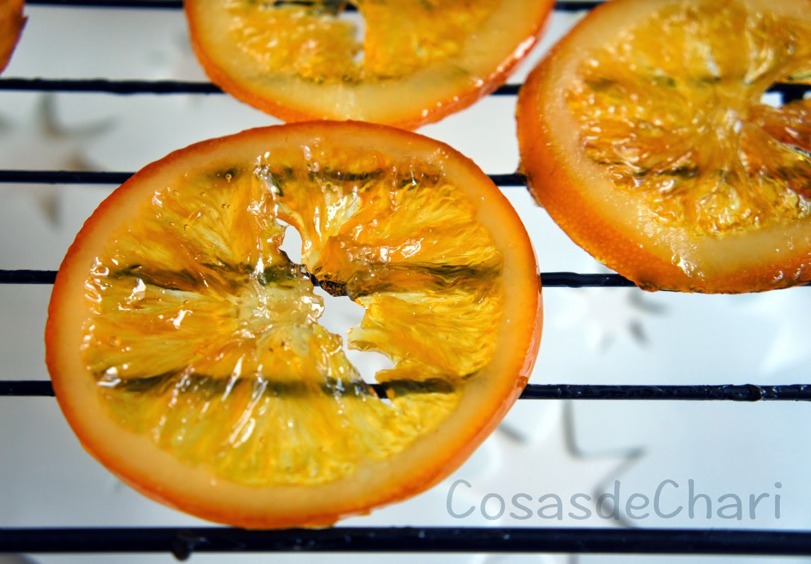 Cosas de Chari: Naranjas escarchadas