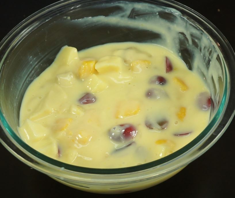 Fruit custard recipe | Steffi's Recipes