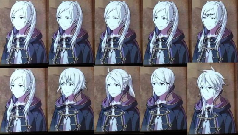 Fire Emblem Awakening Female Avatar Hairstyles