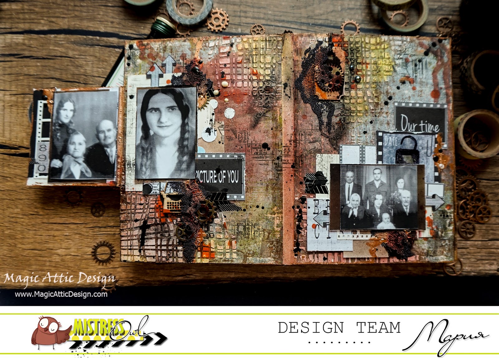 Grungy family album | Magic Attic Design