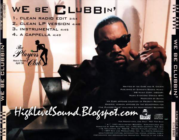 highest level of music: Ice Cube - We Be Clubbin-(Promo_CDS)-1997-hlm
