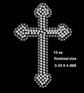 Michelle's Adventures with Digital Creations: A Rhinestone Cross