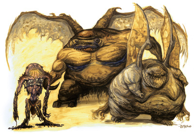 Wandering Monsters: Yugoloths & Gehreleths - Points of Light