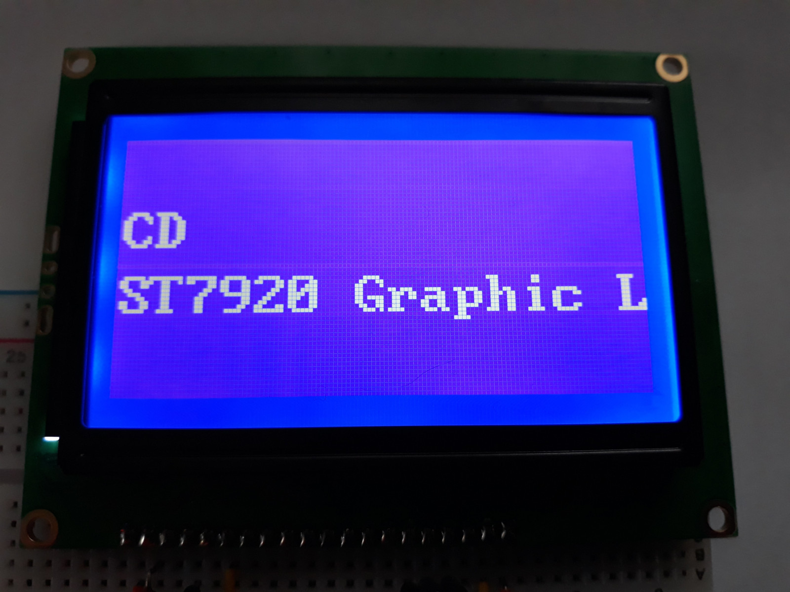 C Code for Text Mode on ST7920 Graphic LCD · One Transistor
