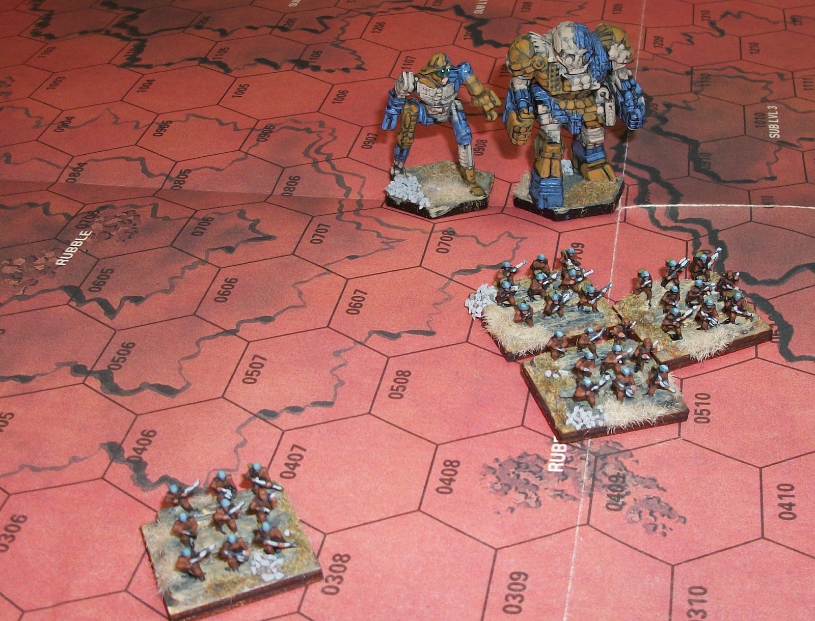 Miniatures of Wrath: Battletech: Infantry, Armor, Plastech