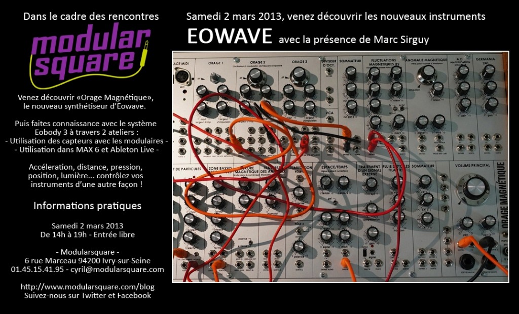 MATRIXSYNTH: Eowave Coming to Modularsquare on March 2