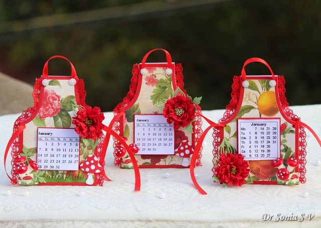 Cards ,Crafts ,Kids Projects: DIY Desk Calendars