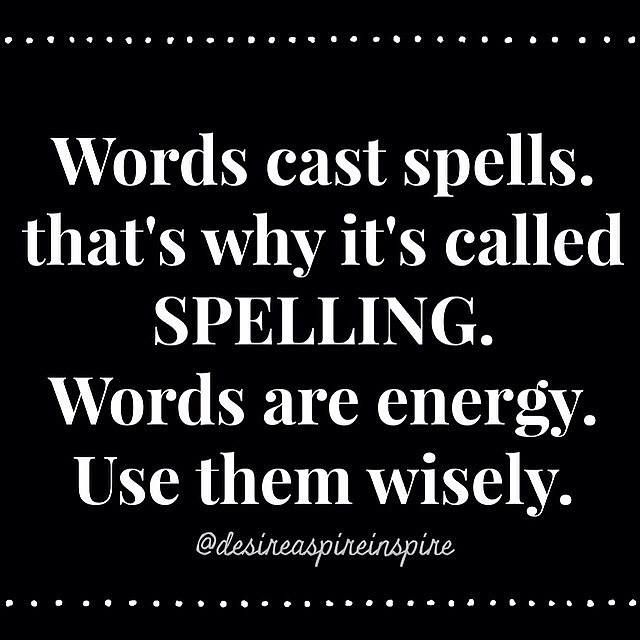 Elaina's Writing World: Words cast spells