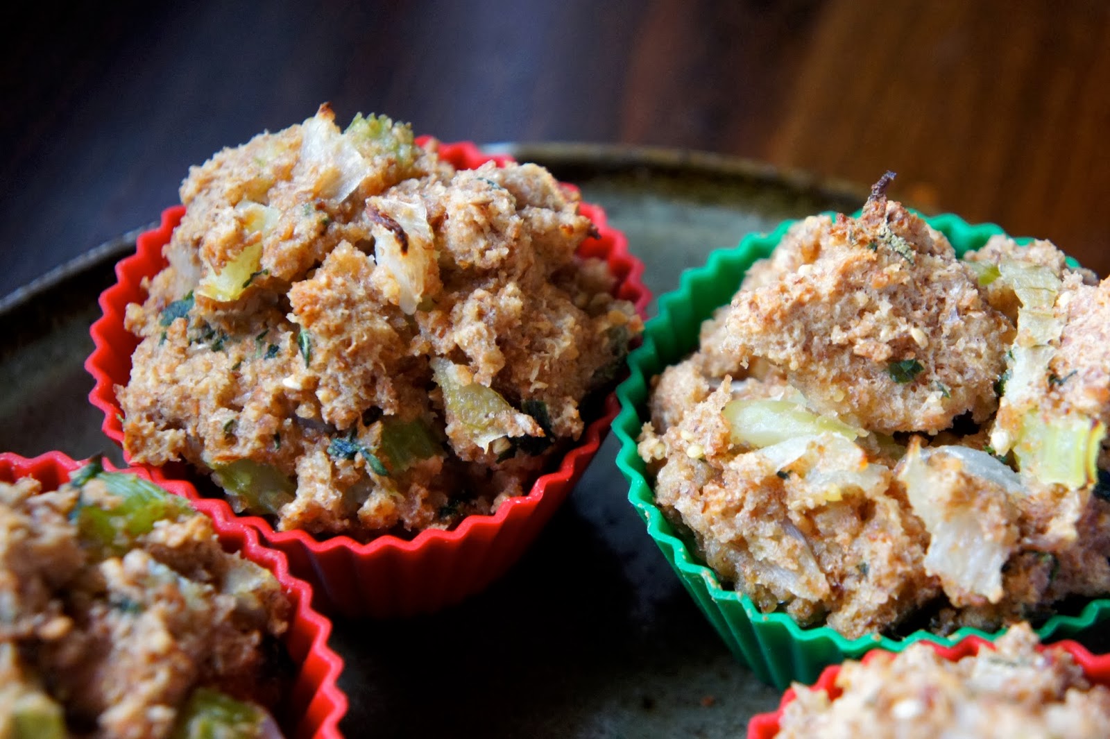 Kid Can Eat!: Ezekial Bread Stuffing Cups