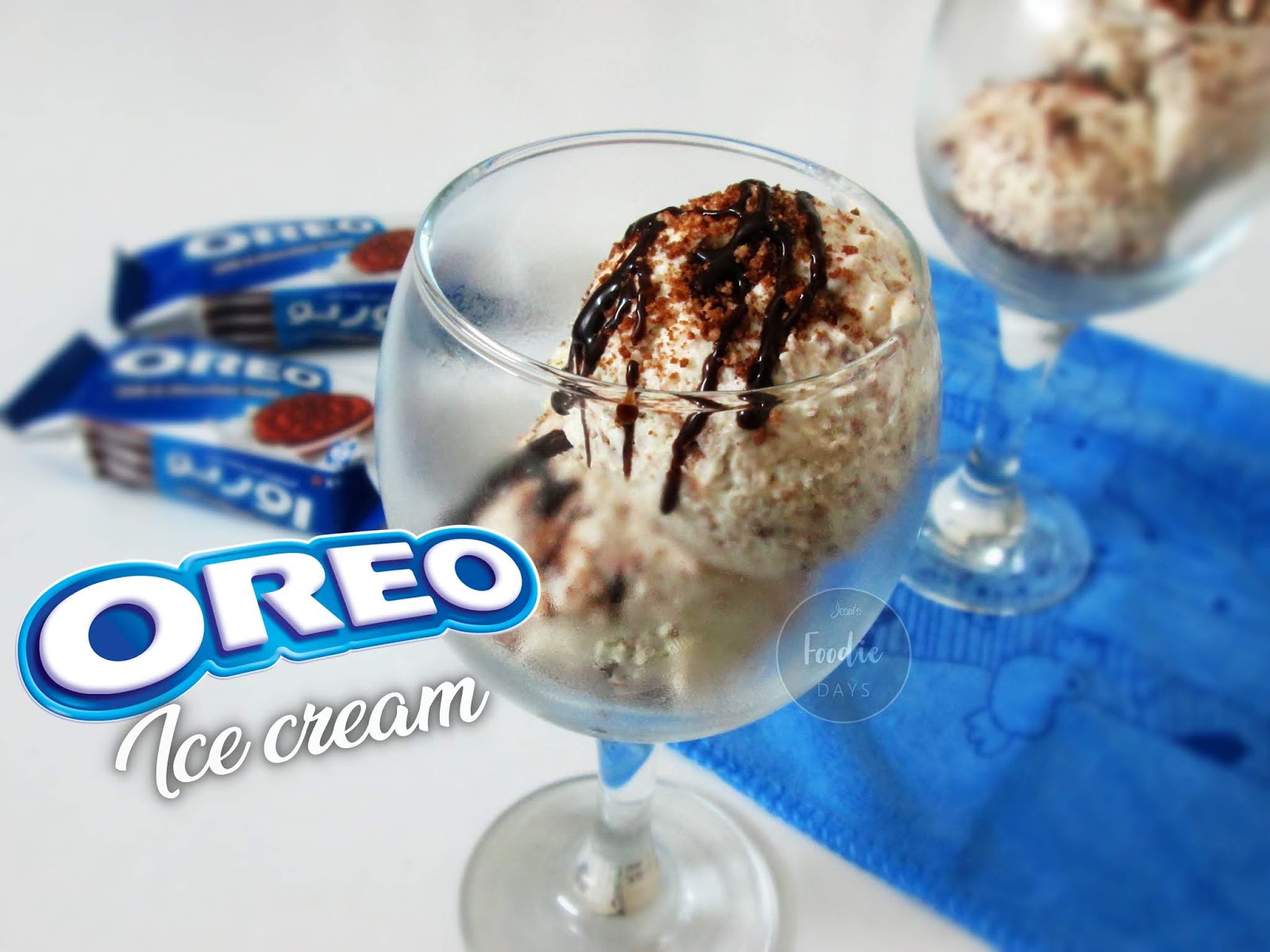 Oreo Ice cream | cookie crumble ice cream