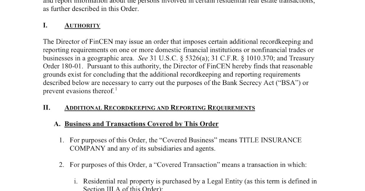 Kenneth Rijock's Financial Crime Blog: FINCEN RENEWS GEOGRAPHIC ...