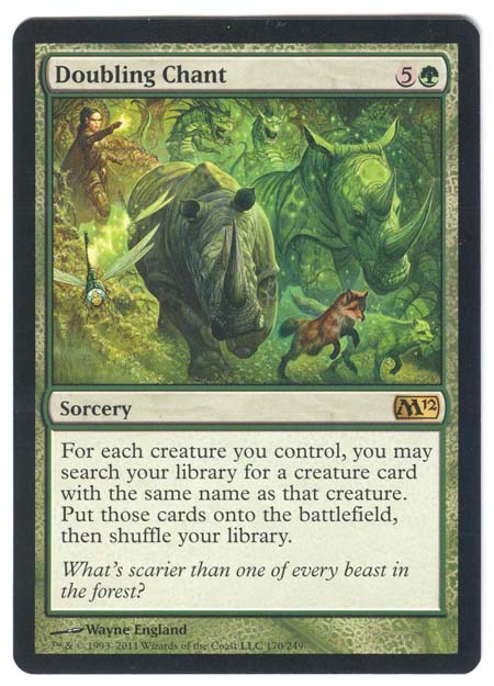 Magic the Gathering Adventures: M12 Green Non-creatures 1 of 2