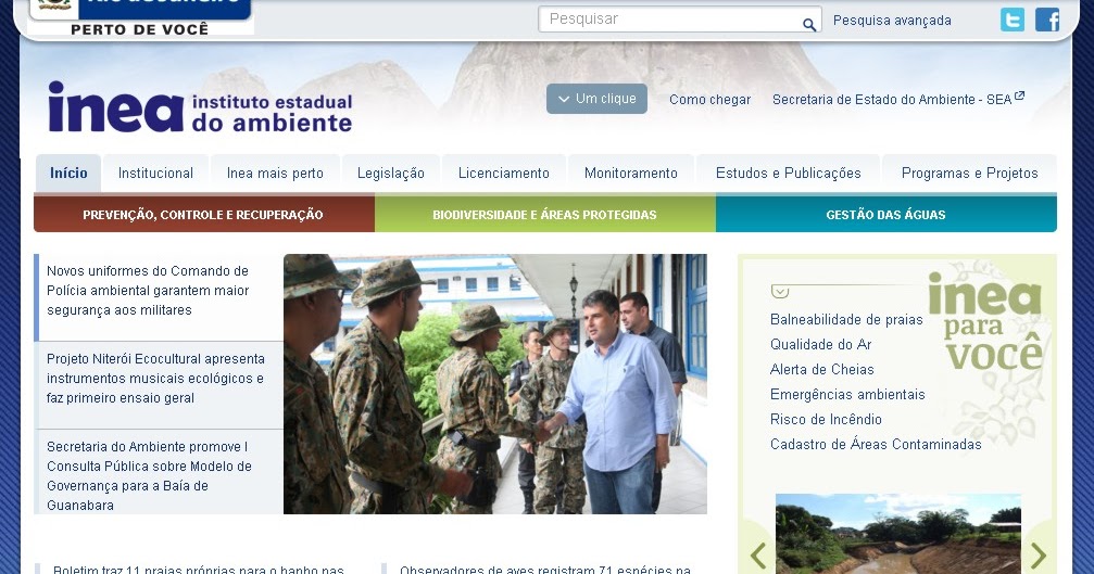 DS-160: INEA - "Instituto Estadual do Meio Ambiente"