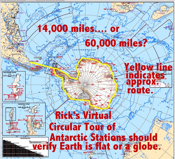 Rick Potvin's Virtual Circumnavigation of Antarctica to Decide if Earth ...