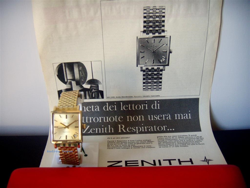 Storie di Orologi Vintage: Zenith Respirator "JFK": a guide for ...