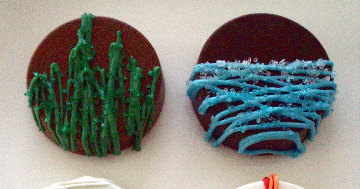 Earth Day Chocolate Covered Oreo Cookies - The Elements: land, water ...