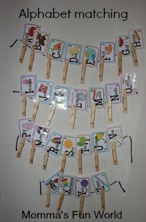 Momma's Fun World: Alphabet fun matching center