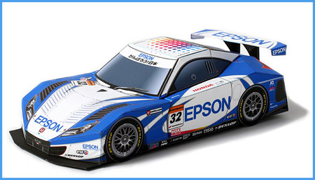 Papercraft - 2011 Honda HSV-010 GT - Papercraft4u | Free Papercrafts ...