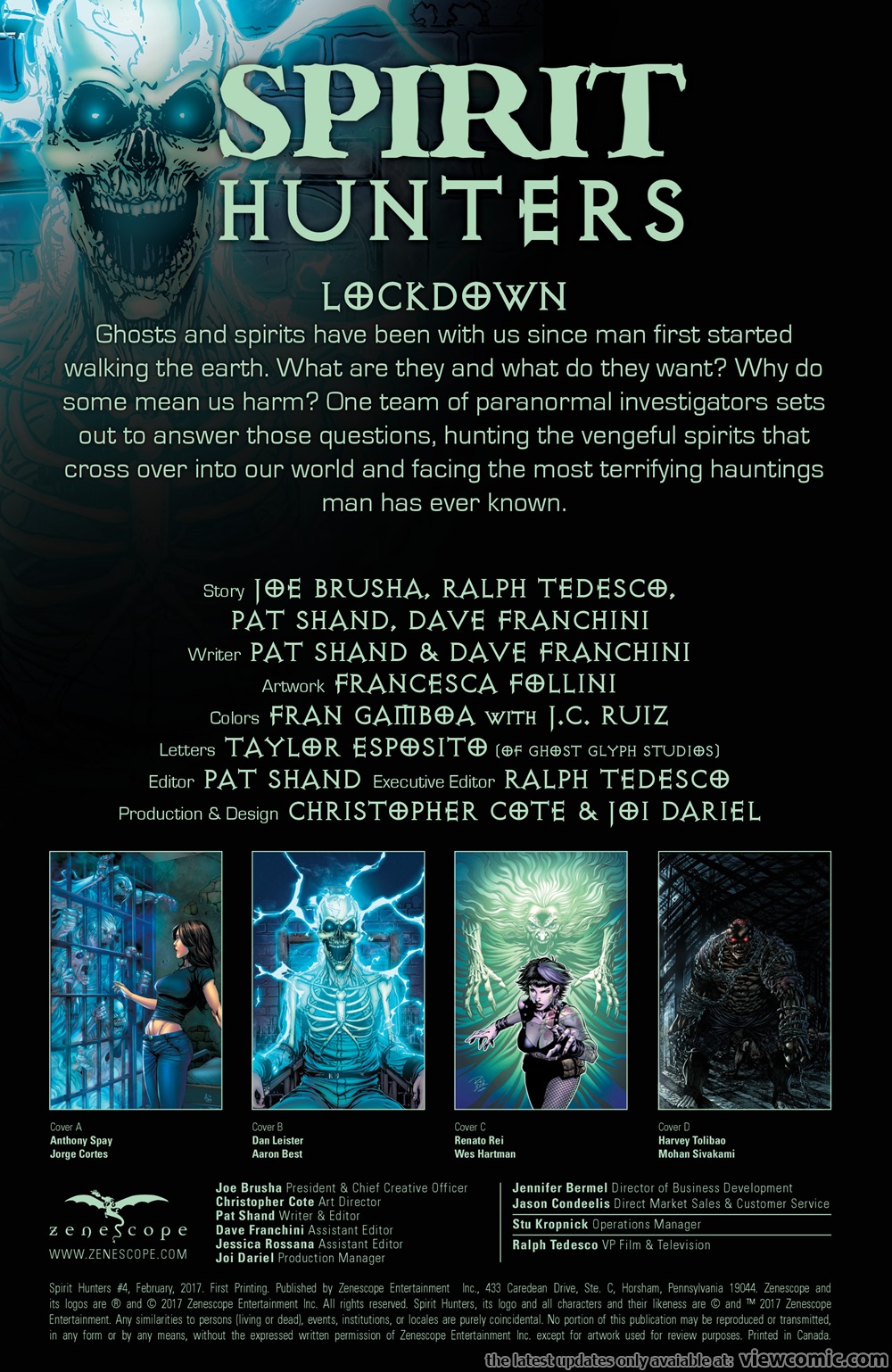 Spirit Hunters 004 2017 | Read Spirit Hunters 004 2017 comic online in ...