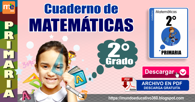 Cuaderno de Problemas MATEMÁTICOS 2° ¡Educación PRIMARIA!