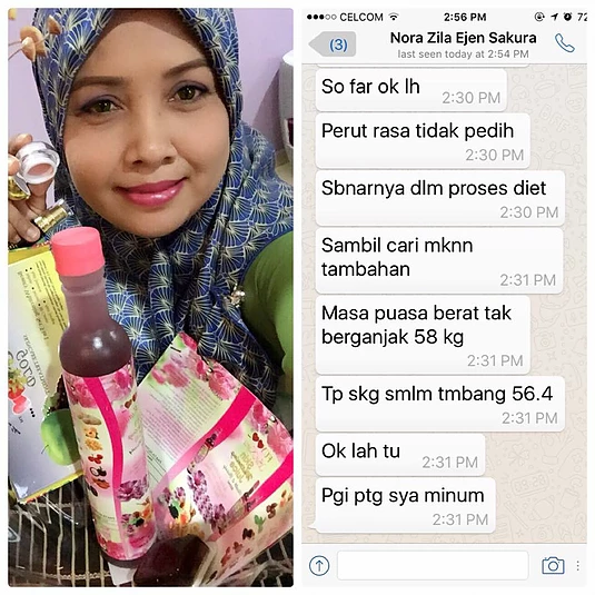 Testimoni Jus Sakura Reezqa - Reezqa Global: Testimoni Jus Sakura Reezqa