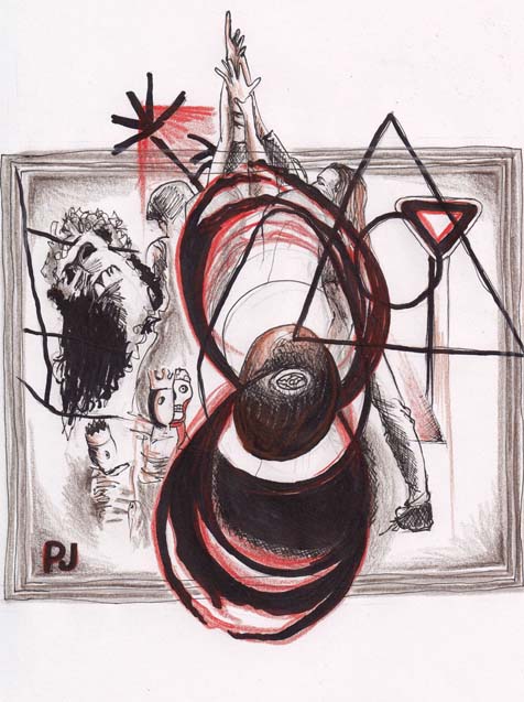 The Porch - All Things Pearl Jam: Fan drawing incorporating the PJ ...