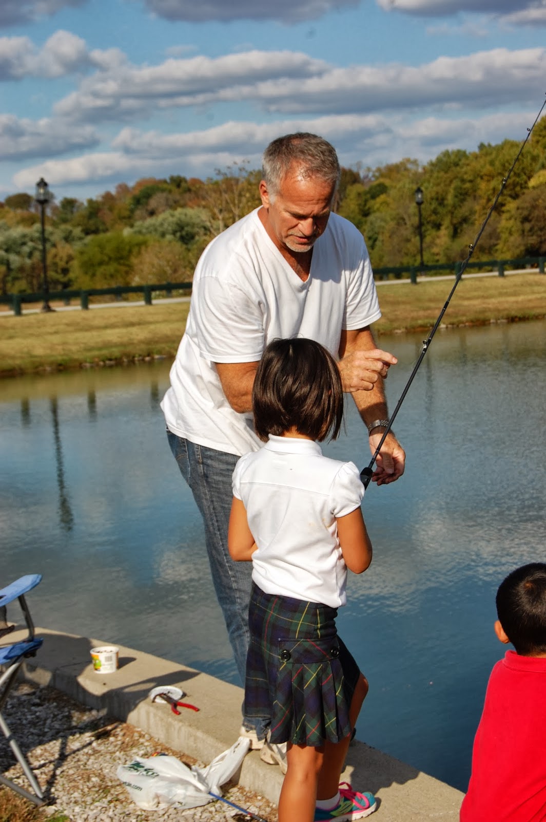 Our Race for Grace and Connor: Fishing with the Cub Scouts