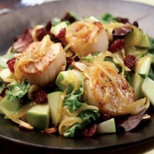 Curried Scallop Salad | The Heart Smart Gourmet